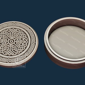 V-carved Celtic Knot Jewelry Box - Digital Files for CNC Router (svg ...