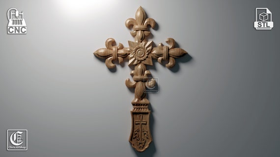 Cross 2 3D STL File for CNC and 3D Printer. - Etsy