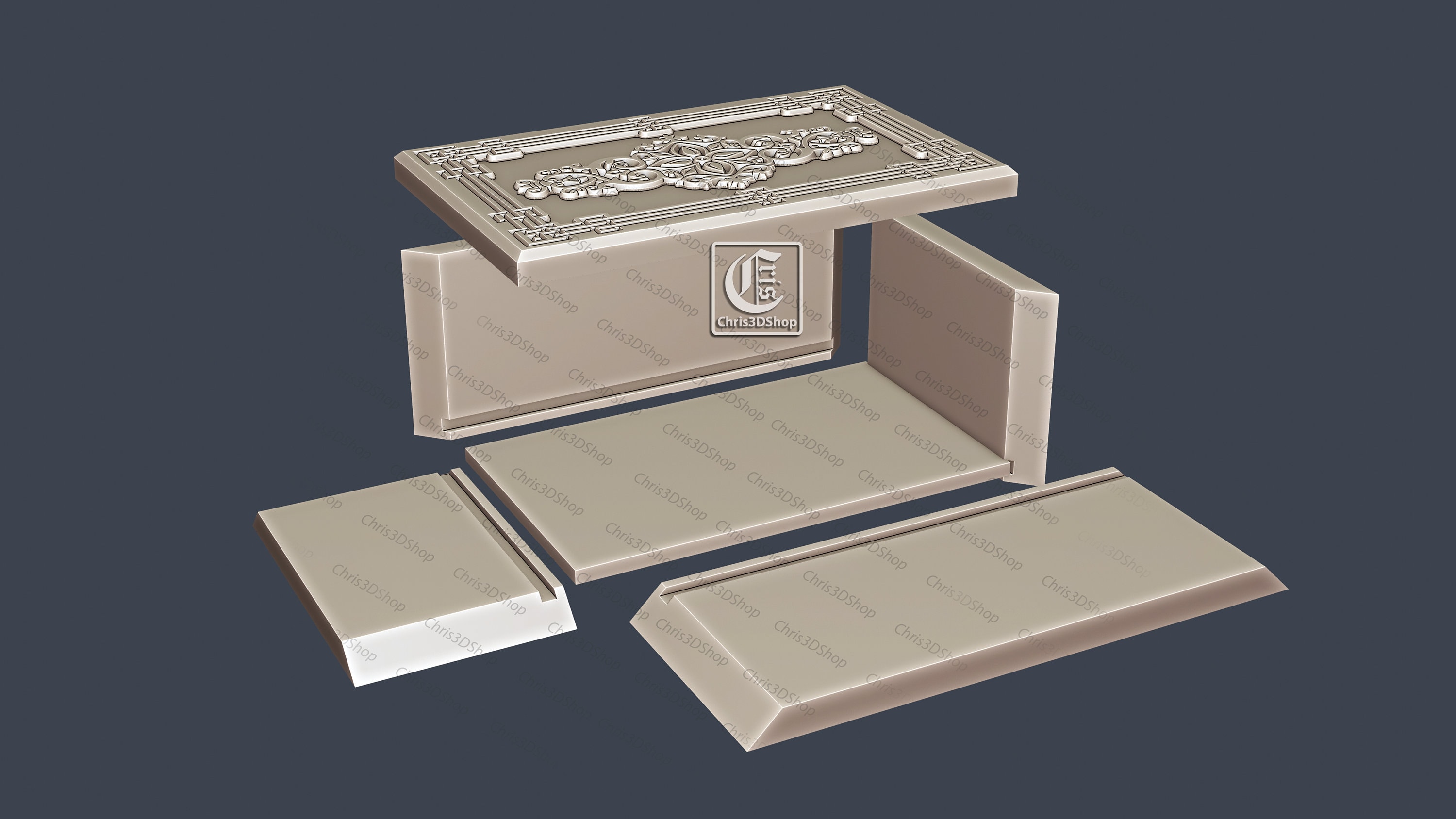 Wooden Box - Files for CNC (svg, Dxf, Eps, Ai, Pdf) - Etsy