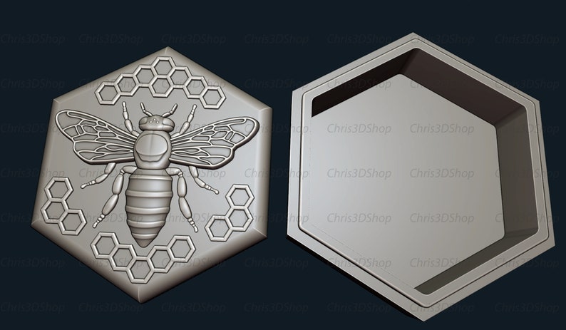 Bee Jewelry Box Files for CNC and 3D Printer - Etsy
