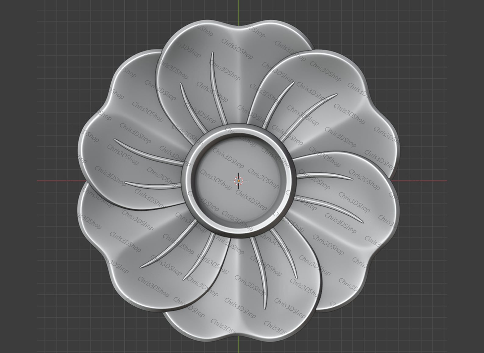 Flower Shaped Tray V2 3D STL Files for CNC and 3D Printer - Etsy