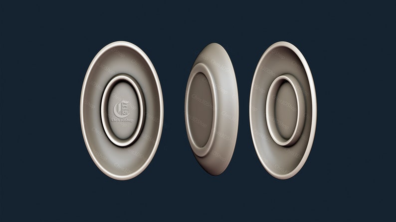 Oval Bowl 3 - 3D STL Files for CNC - Etsy