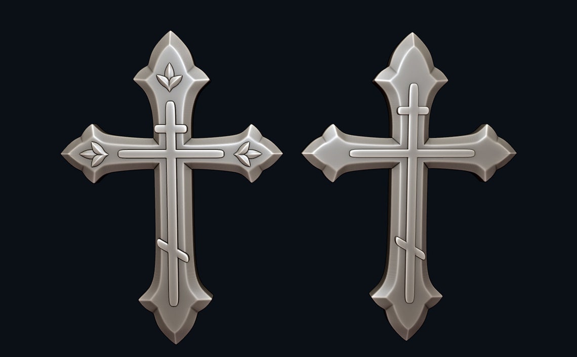 Cross 4 3D STL File for CNC and 3D Printer - Etsy