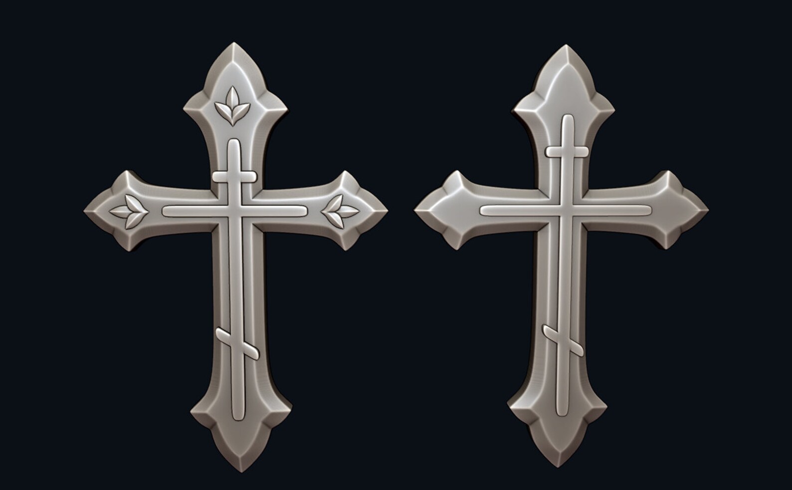 Cross 4 3D STL File for CNC and 3D Printer - Etsy