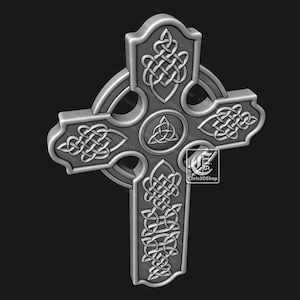 Celtic Cross V2 - 3D STL Files for CNC - Etsy UK