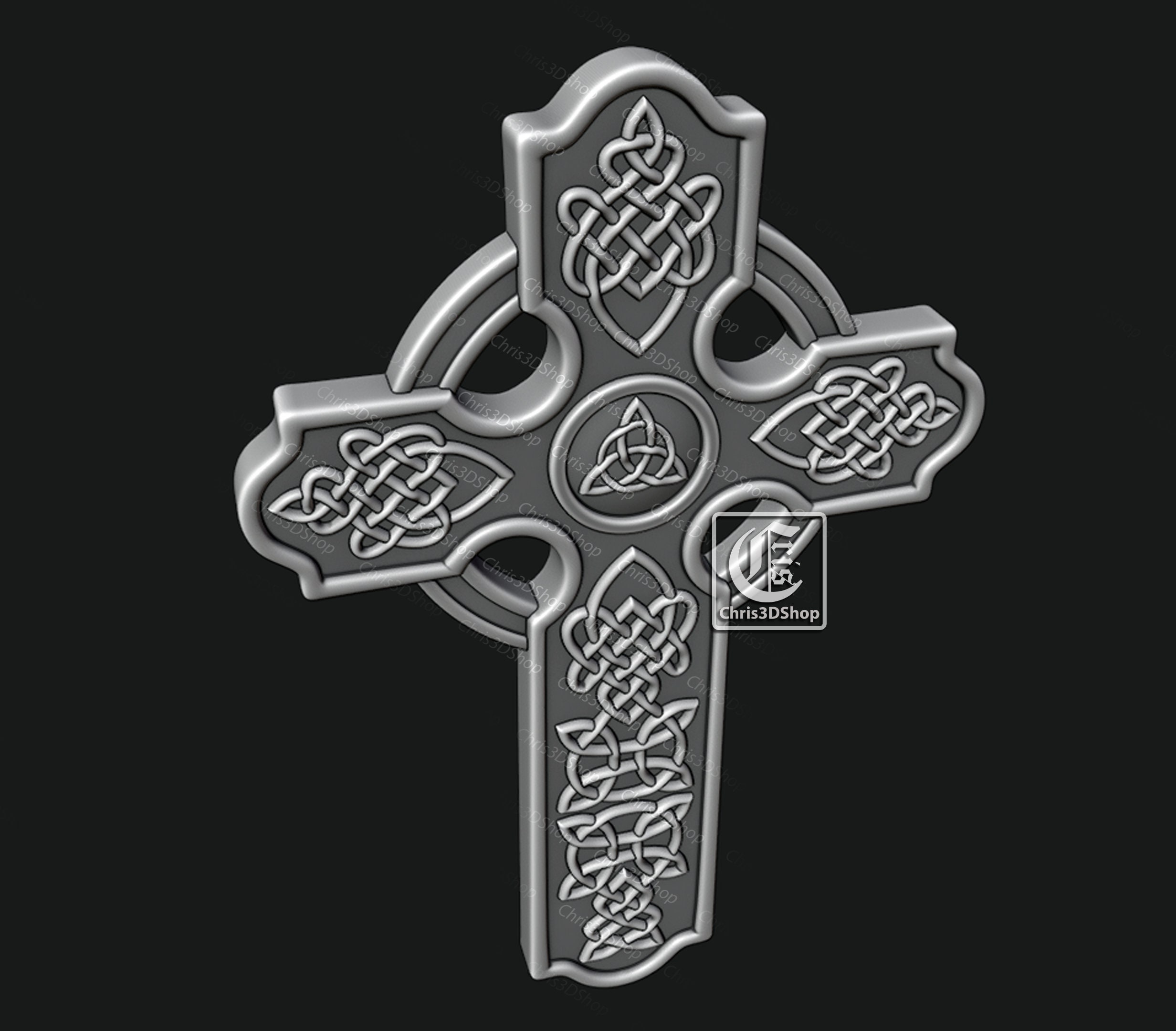 Celtic Cross V2 3D STL Files for CNC - Etsy UK