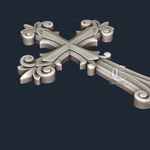 Cross 3 - 3D STL File for CNC and 3D Printer. - Etsy