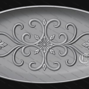Decorative Tray / Plate - 3D STL Files for CNC and 3D Printer - Etsy