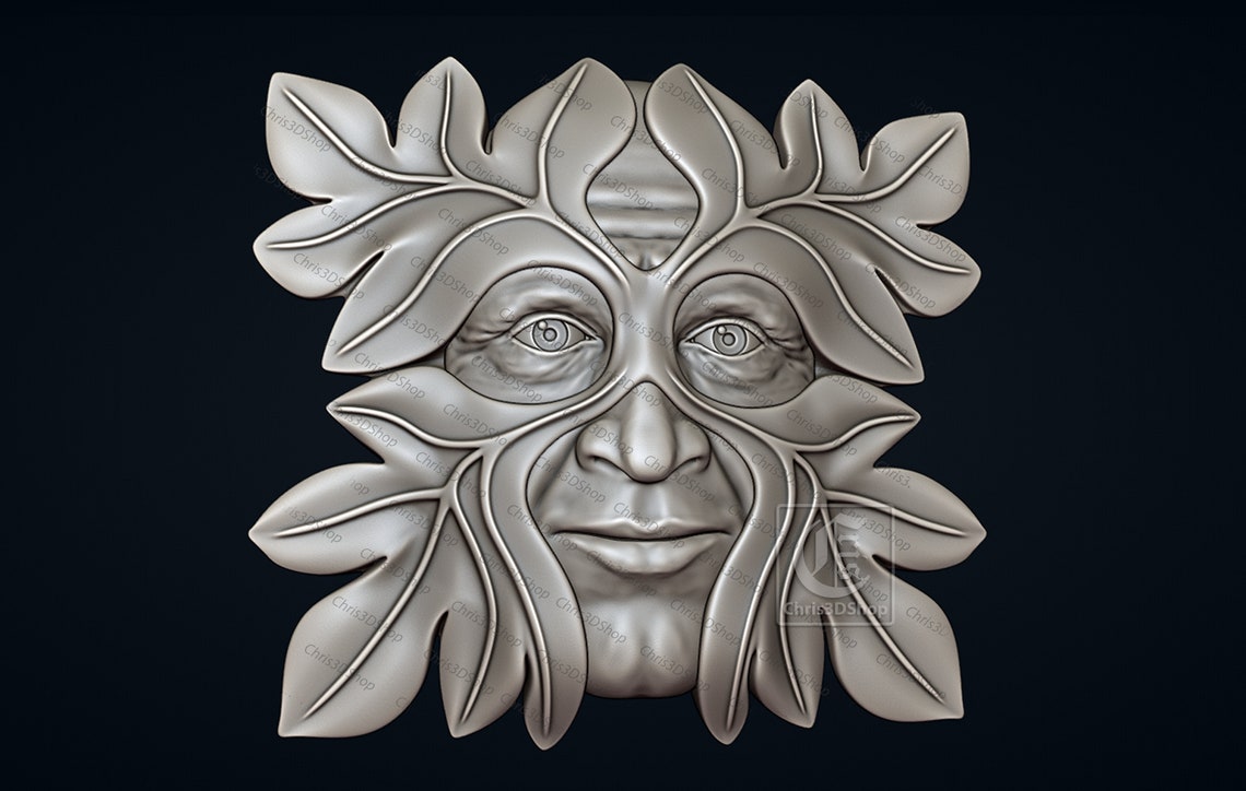 Greenman - 3D STL Files for CNC - Etsy