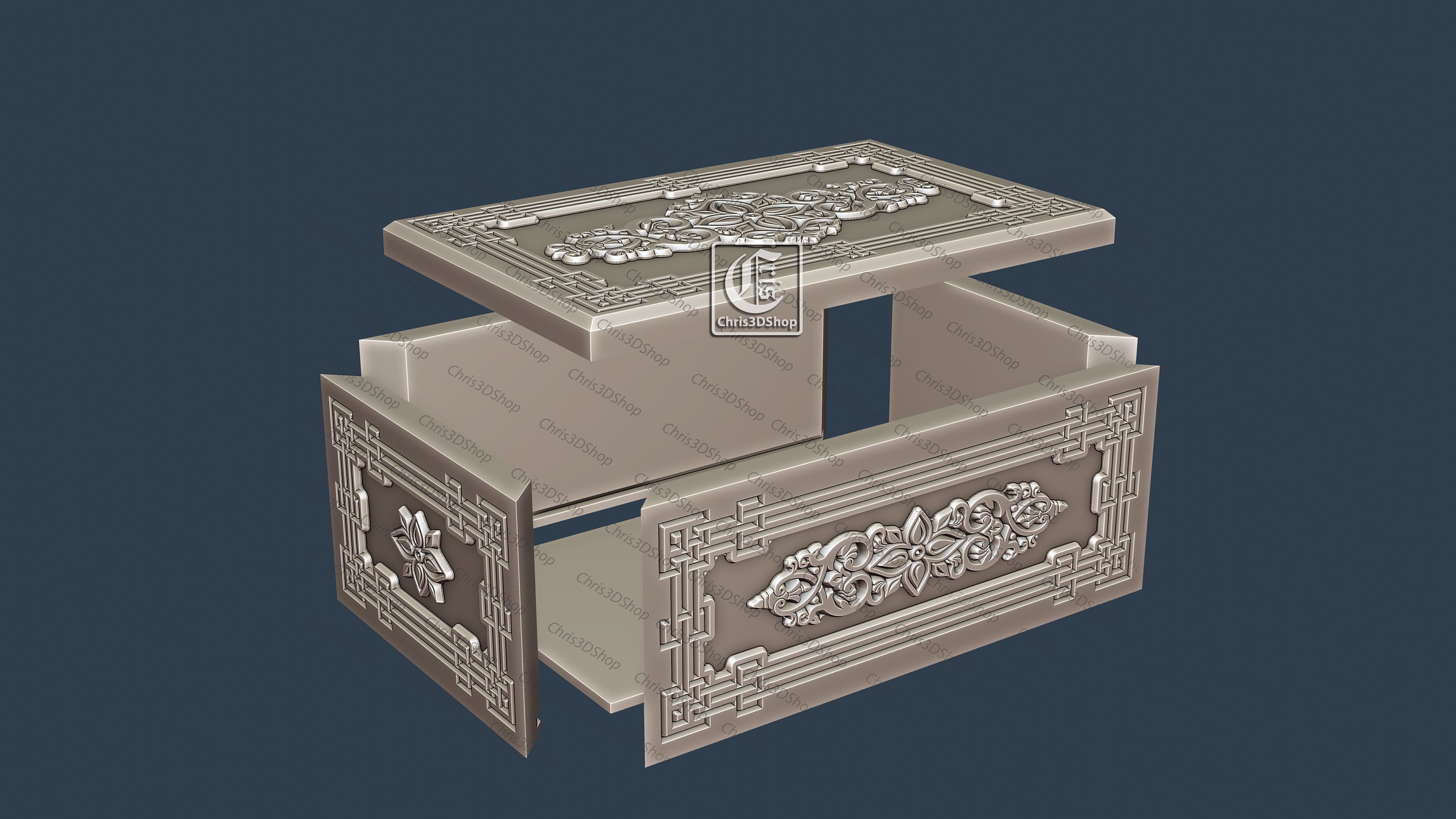 Wooden Box Files for CNC svg Dxf Eps Ai Pdf - Etsy