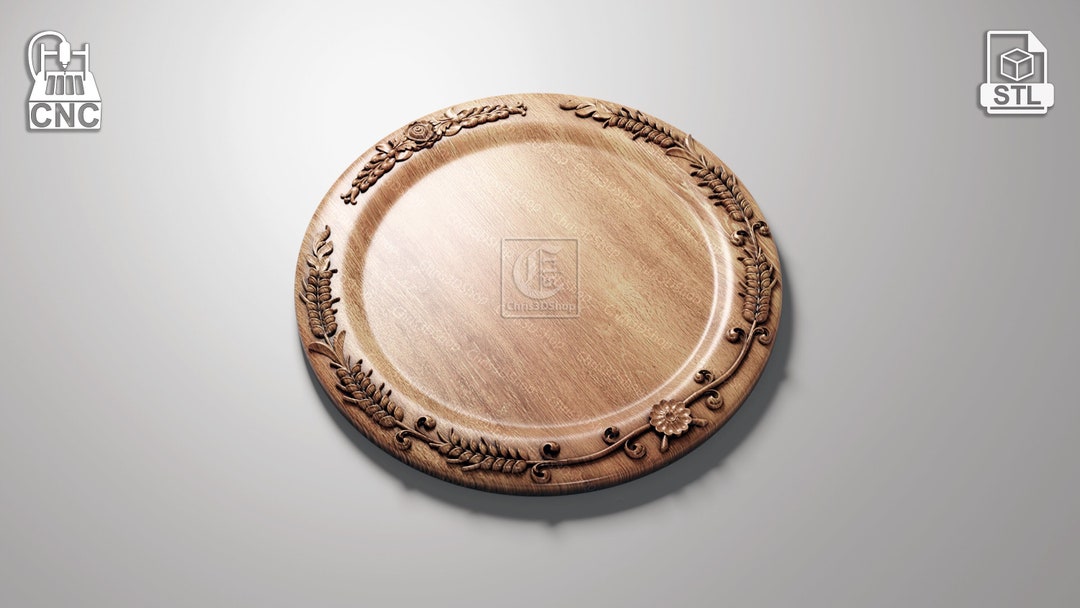 Bread Platter - Digital File for CNC Router in STL Format - Etsy