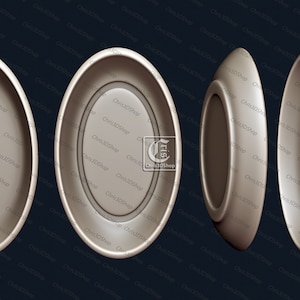 Oval Bowl - 3D STL Files for CNC - Etsy Canada