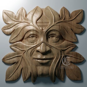 Greenman - 3D STL Files for CNC - Etsy