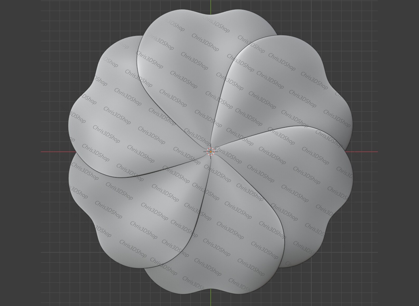 Flower Shaped Tray V2 3D STL Files for CNC and 3D Printer - Etsy