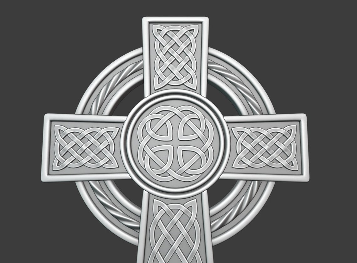 Celtic Cross 3D STL Files for CNC and 3D Printer. - Etsy