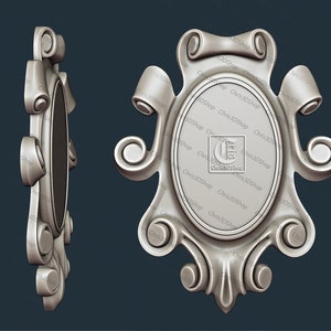 Decorative Plaque 2 - 3D STL Files for CNC - Etsy