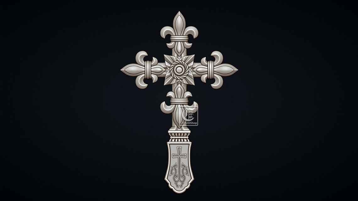 Cross 2 - 3D STL File for CNC and 3D Printer. - Etsy