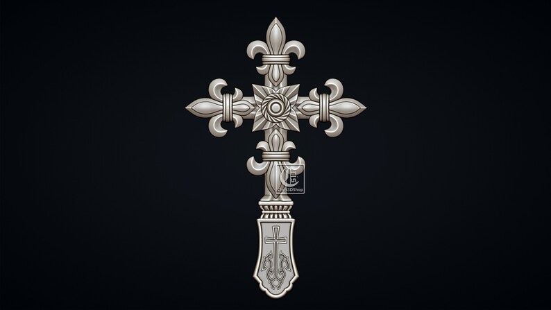 Cross 2 3D STL File for CNC and 3D Printer. - Etsy