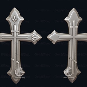 Cross 4 3D STL File for CNC and 3D Printer - Etsy