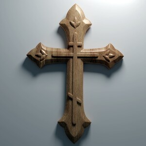 Cross 4 3D STL File for CNC and 3D Printer - Etsy