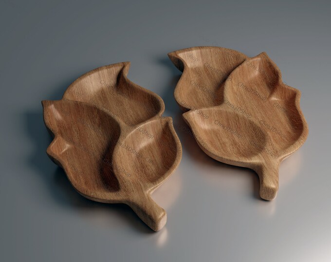 Round Tray V3 3D STL and Vector Files for CNC and 3D Printer - Etsy