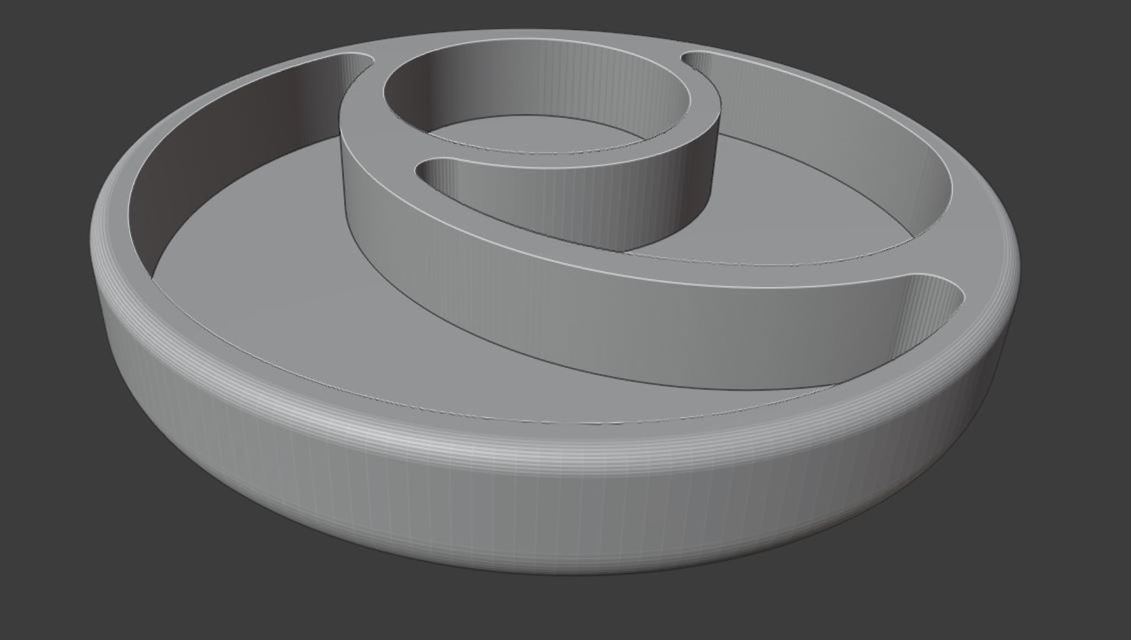 Round Shaped Tray 3D STL File and Vector Files Dxf Svg - Etsy