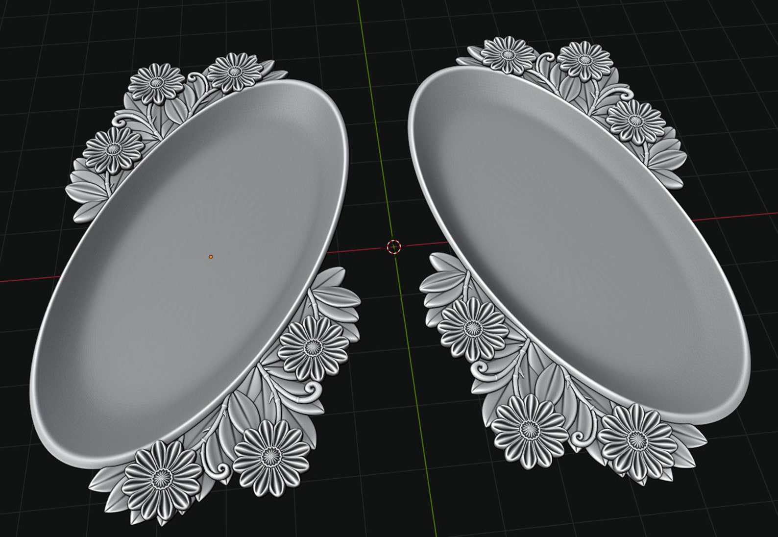 Decorative Tray V2 3D STL Files for CNC and 3D Printer | Etsy