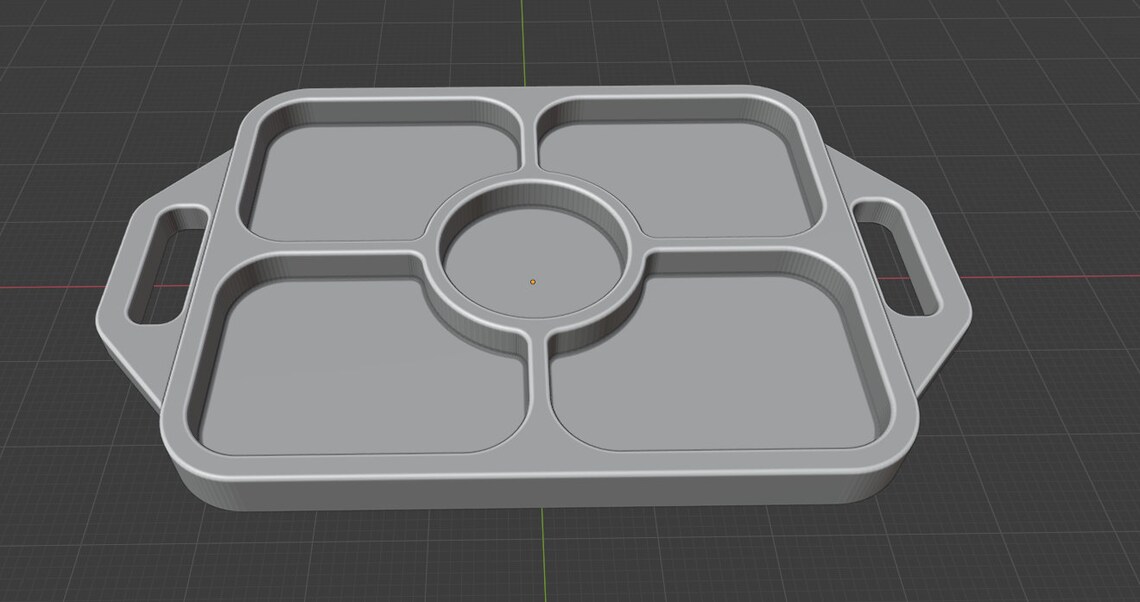 Serving Tray 3D STL and Vector Files for CNC stl Dxf Svg - Etsy