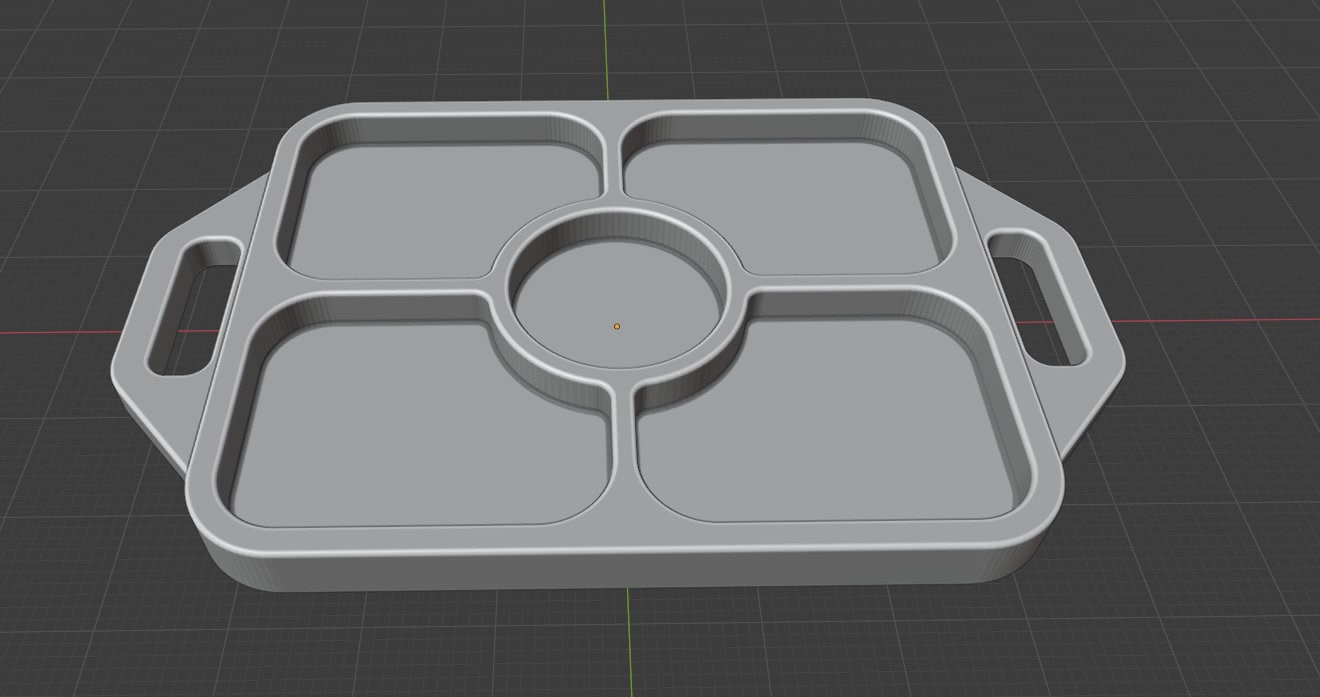 Serving Tray 3D STL and Vector Files for CNC and 3D Printer | Etsy