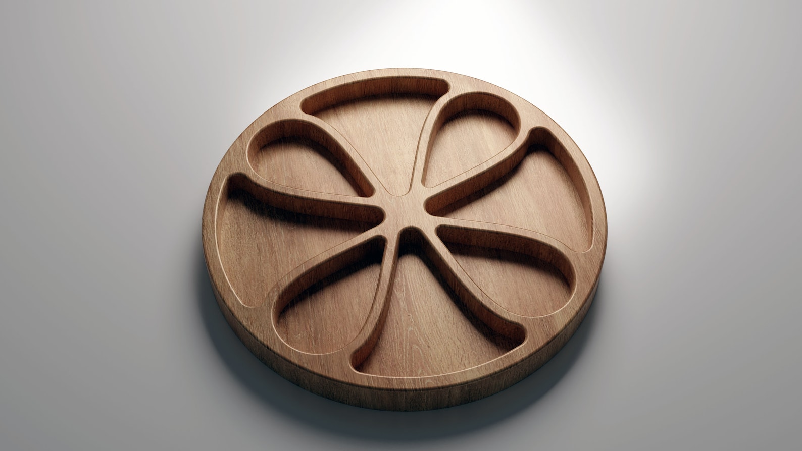 Round Tray - 3D STL and Vector Files for CNC and 3D Printer (stl, Dxf ...