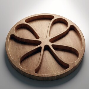 Round Tray - 3D STL and Vector Files for CNC and 3D Printer (stl, Dxf ...