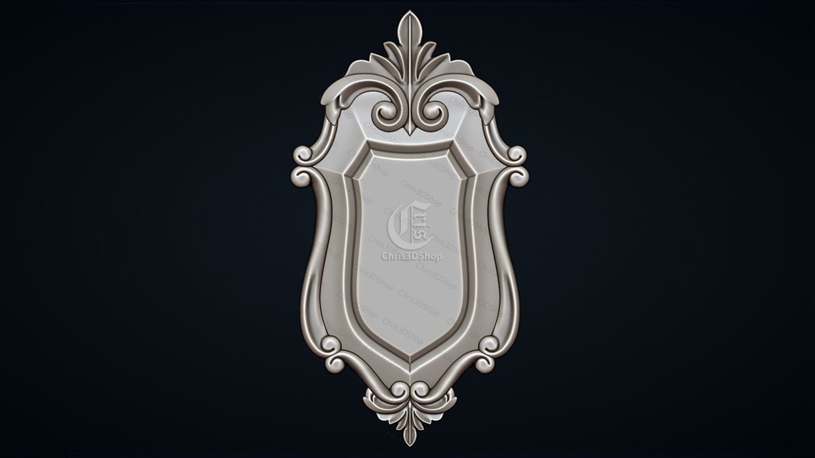 Decorative Plaque - 3D STL Files for CNC - Etsy