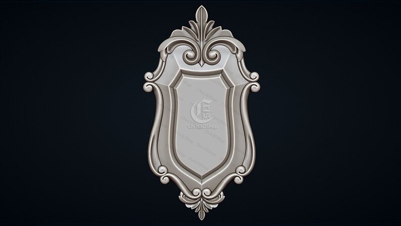 Decorative Plaque - 3D STL Files for CNC - Etsy