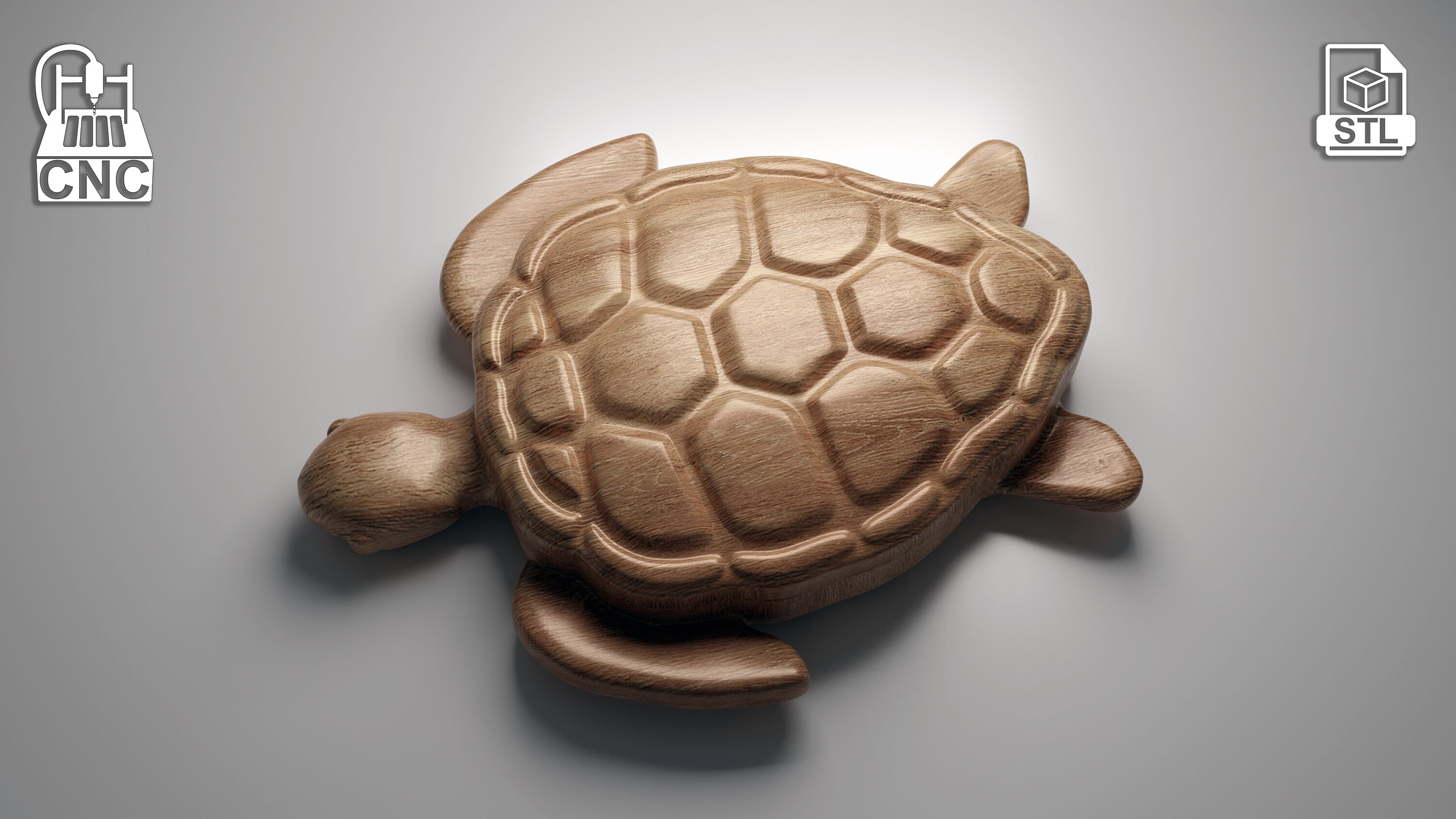 Turtle Shaped Jewelry Box Files for CNC and 3D Printers | Etsy