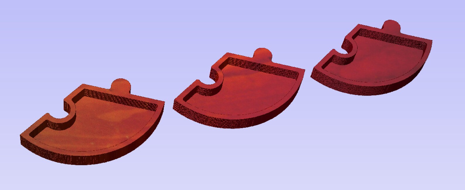 Round Shaped Puzzle Tray 3 Pieces 3D STL File and Vector | Etsy
