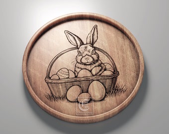 Easter Tray CNC Files for Wood svg, Dxf, Eps, Ai, Pdf - Etsy