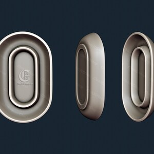 Oval Bowl 4 - 3D STL Files for CNC - Etsy