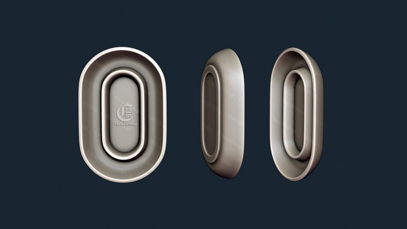 Oval Bowl 4 3D STL Files for CNC - Etsy