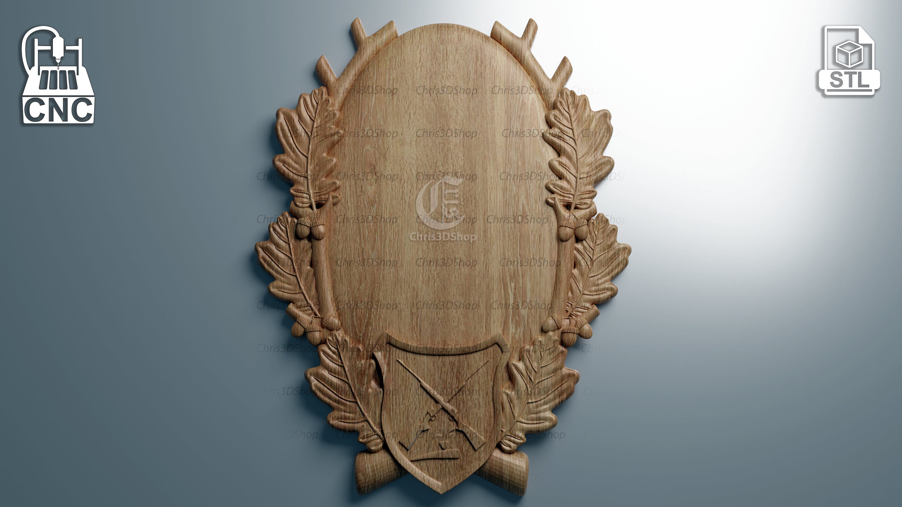 Trophy Mounting Plaque 3D STL Files for CNC - Etsy Canada