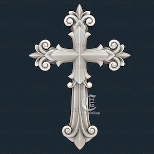 Cross 3 - 3D STL File for CNC and 3D Printer. - Etsy