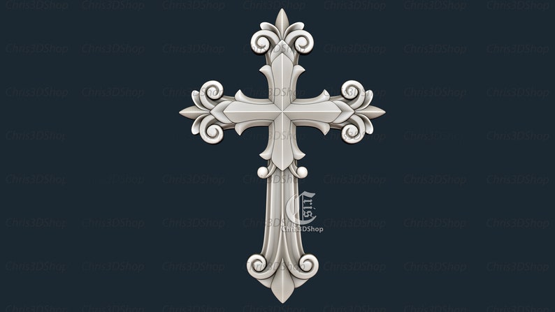Cross 3 - 3D STL File for CNC and 3D Printer. - Etsy