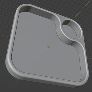 Square Shaped Tray 3D STL file and vector files Dxf Svg | Etsy