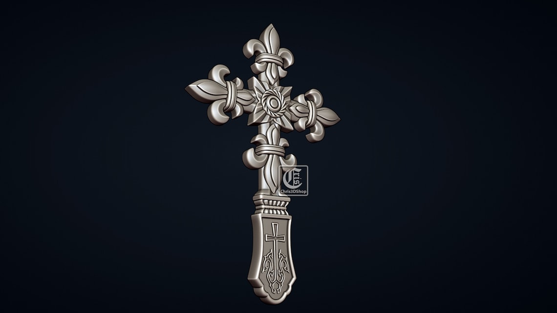 Cross 2 3D STL File for CNC and 3D Printer. - Etsy