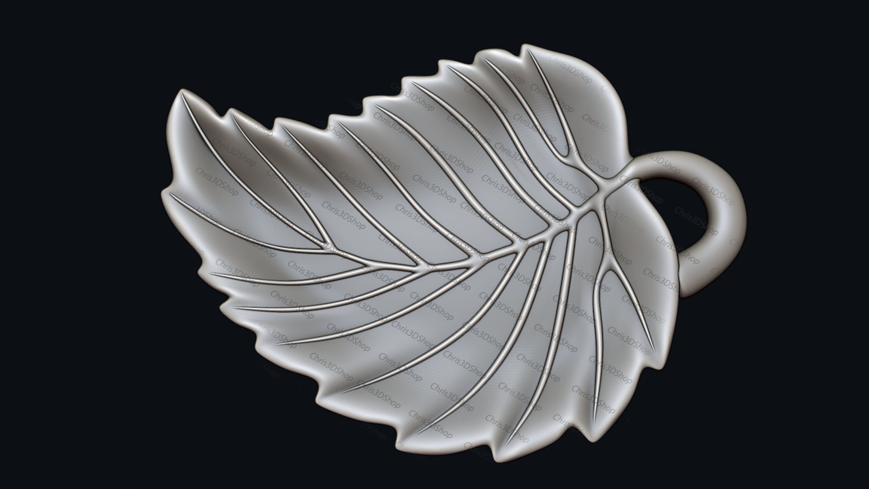 Cherry Leaf Tray - 3D STL File for CNC - Etsy