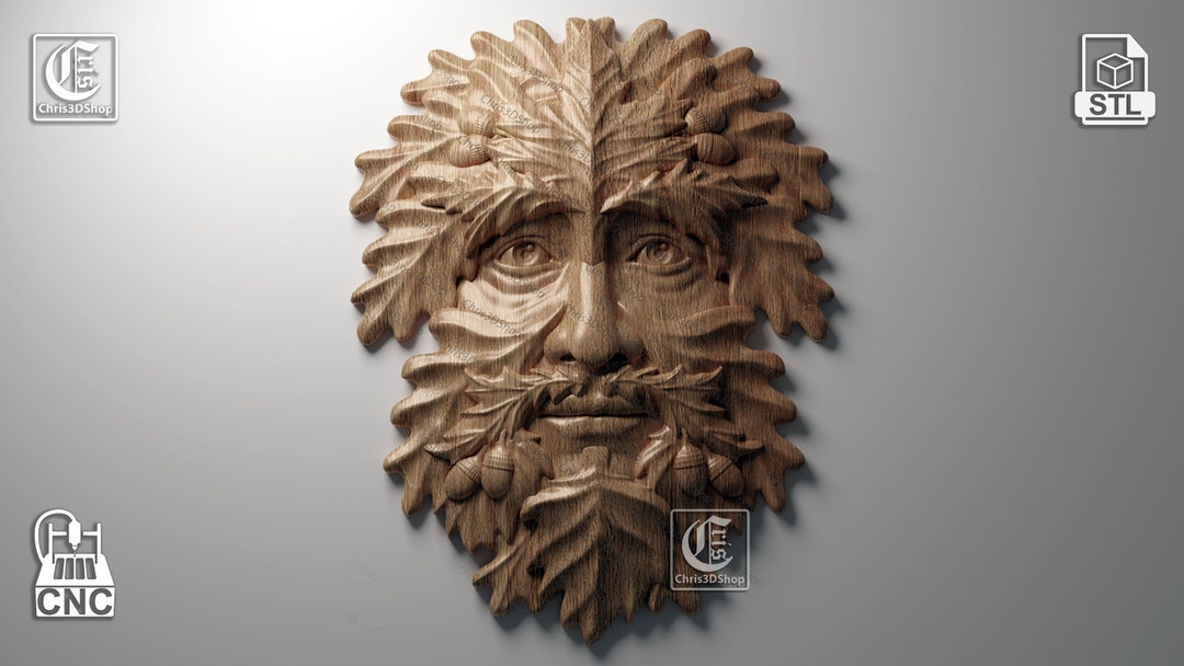 Greenman 2 - 3D STL Files for CNC - Etsy