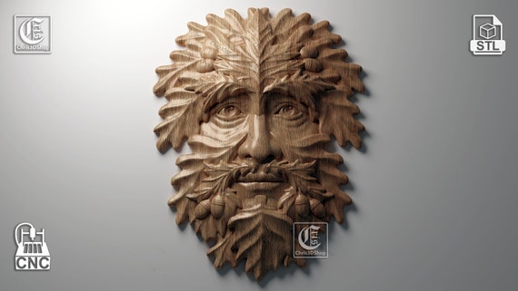 Greenman 2 3D STL Files for CNC - Etsy