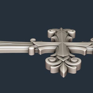Cross 3 3D STL File for CNC and 3D Printer. - Etsy