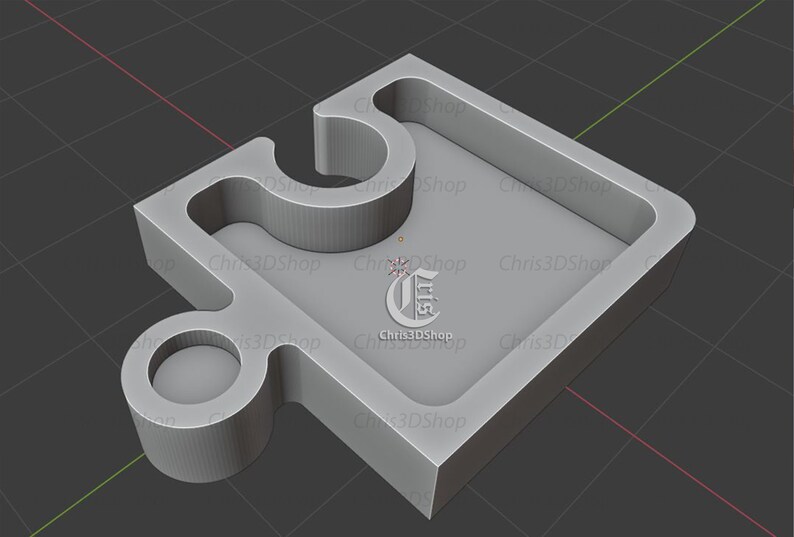 Square Shaped Puzzle Tray 3D STL File and Vector Files - Etsy
