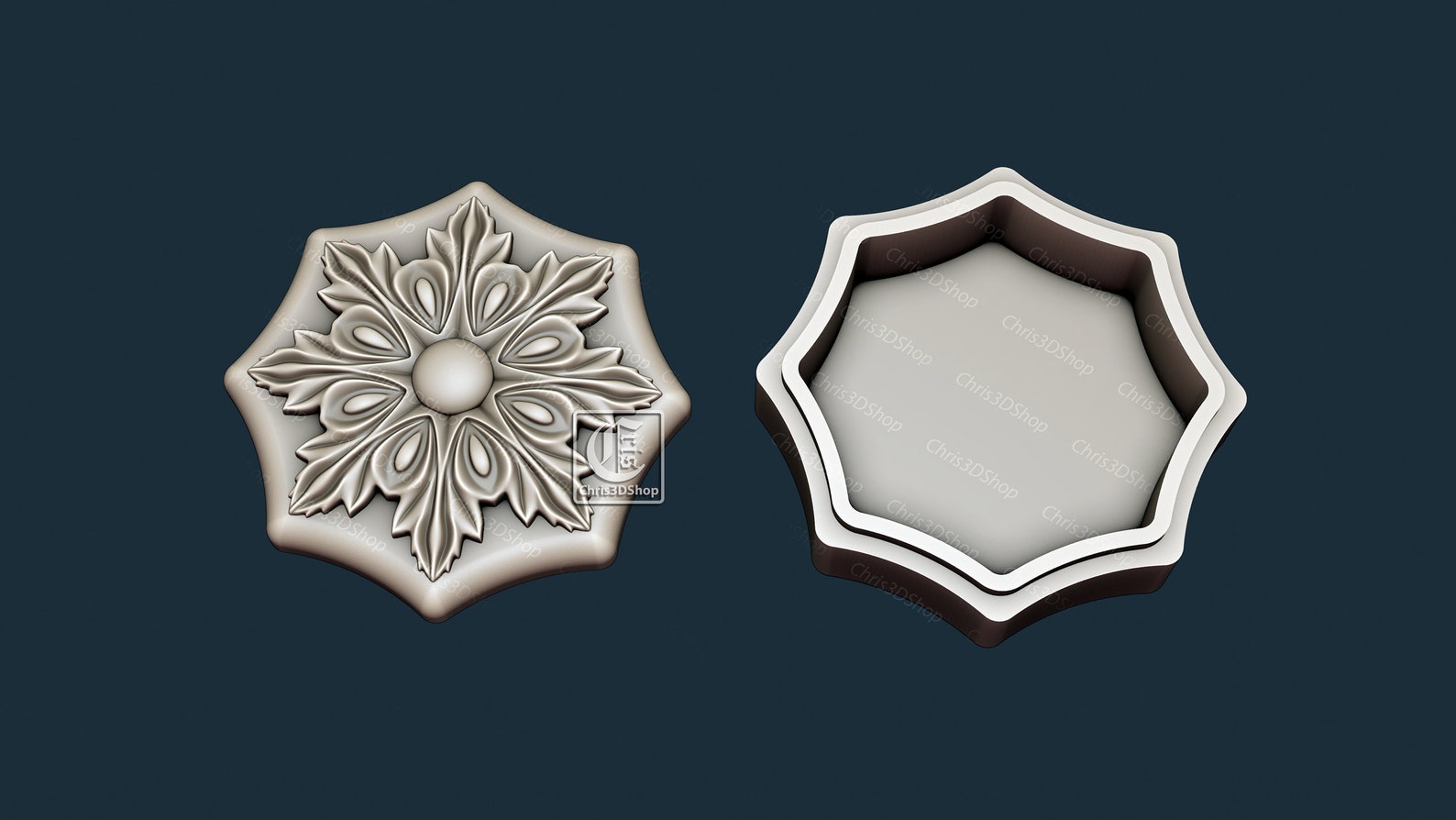 Octagonal Jewelry Box 2 - STL Files for CNC Router and 3D Printer - Etsy