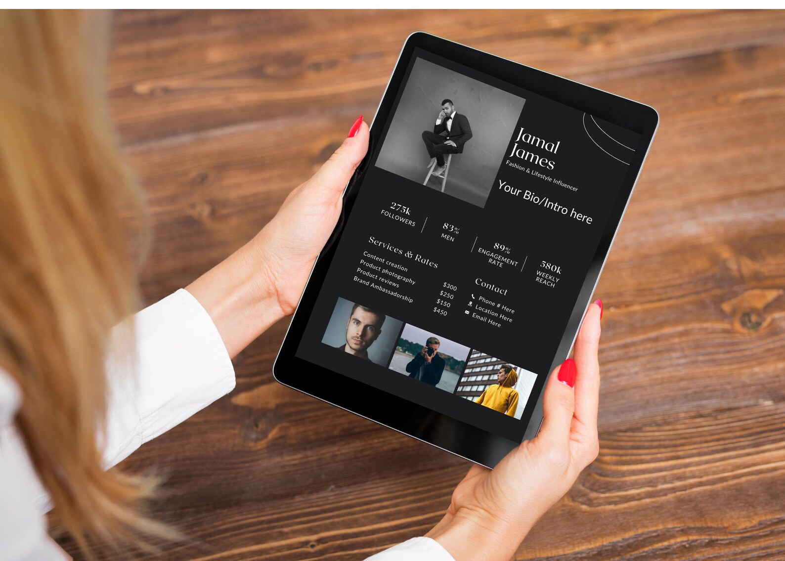 Ultmate Content Creator and Influencer Rate Card, Social Media Kit ...